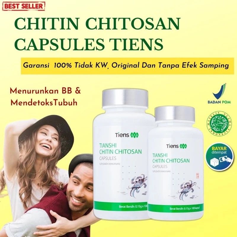 Tianshi Chitin Chitosan Soluai Pelangsing Tubuh Penurun Berat Badan 1 ...
