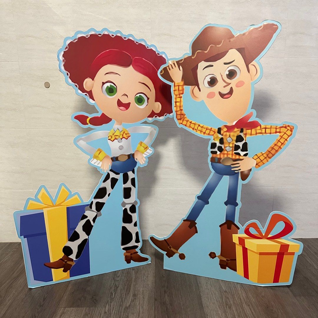 TOY STORY Woody / Jesse Birthday Standee Set, Hobbies & Toys ...