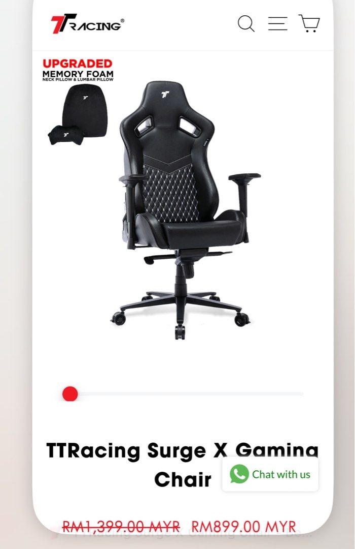 TTracing Gamer Chair, Furniture & Home Living, Furniture, Chairs on ...