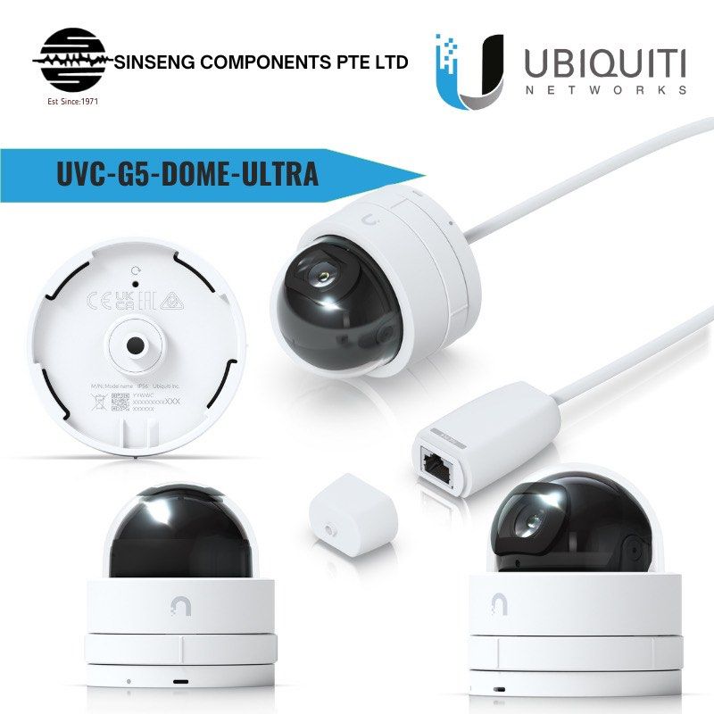 Ubiquiti Unifi UVC-G5-Dome-Ultra Unifi 2K HD PoE IP Camera ith night ...