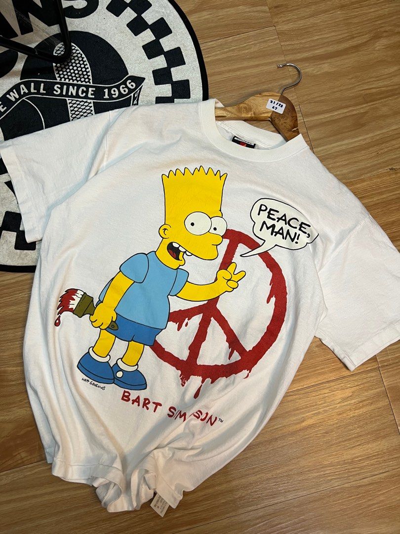Vintage 90s Bart Simpson, Men's Fashion, Tops & Sets, Tshirts & Polo ...