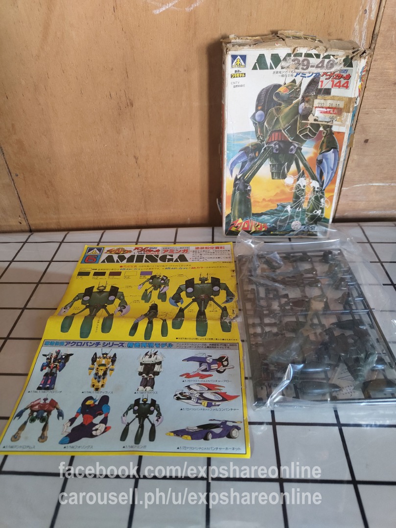 Vintage Robo - Acrobunch Aminga 1/144 Model Kit, Hobbies & Toys, Toys ...