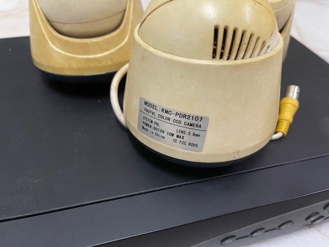 VisionTec CCTV 4CH, Furniture & Home Living, Security & Locks, Security Systems & CCTV Cameras ...