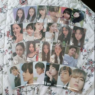 (wts/wtt) assorted kpop pc photocard newjeans itzy stayc kep1er lesserafim twice red velvet ...