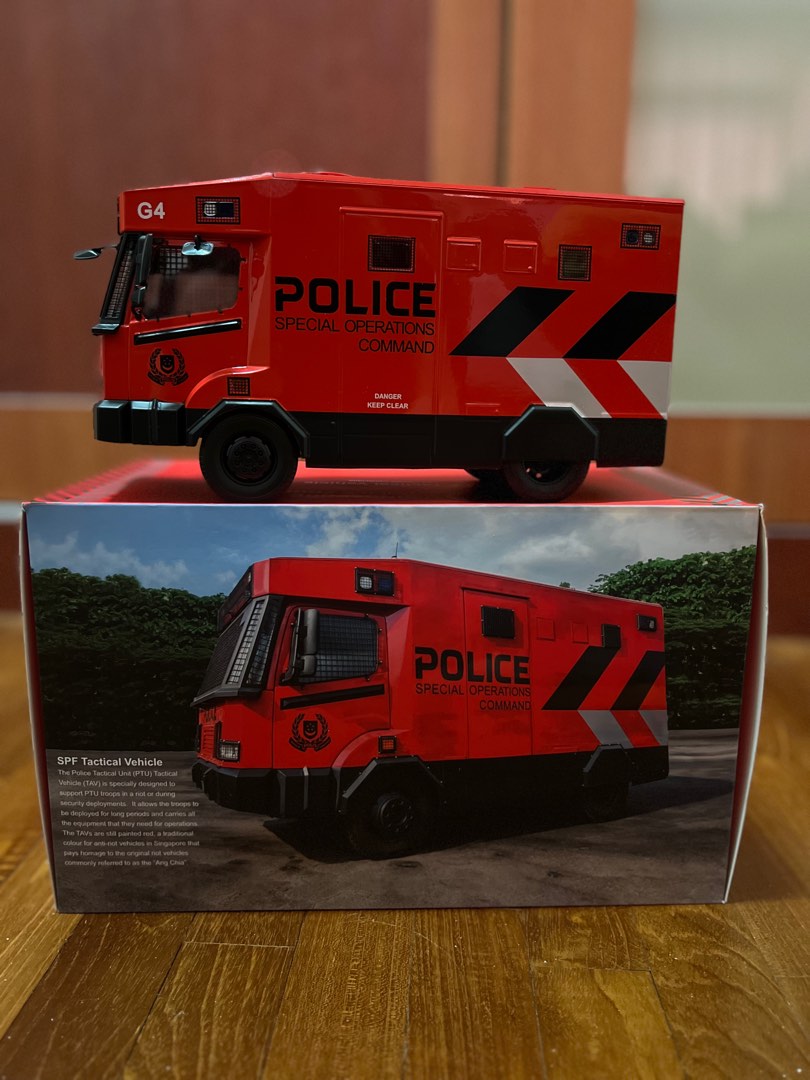 1:24 Singapore Police Force Special Operations Command Vehicle, Hobbies ...