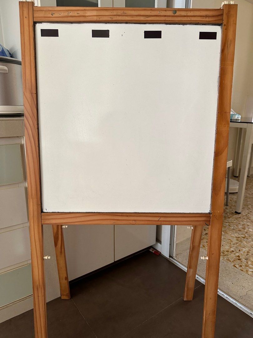 2-in-1 Wooden Easel Writing Board Stand, Hobbies & Toys, Stationery ...