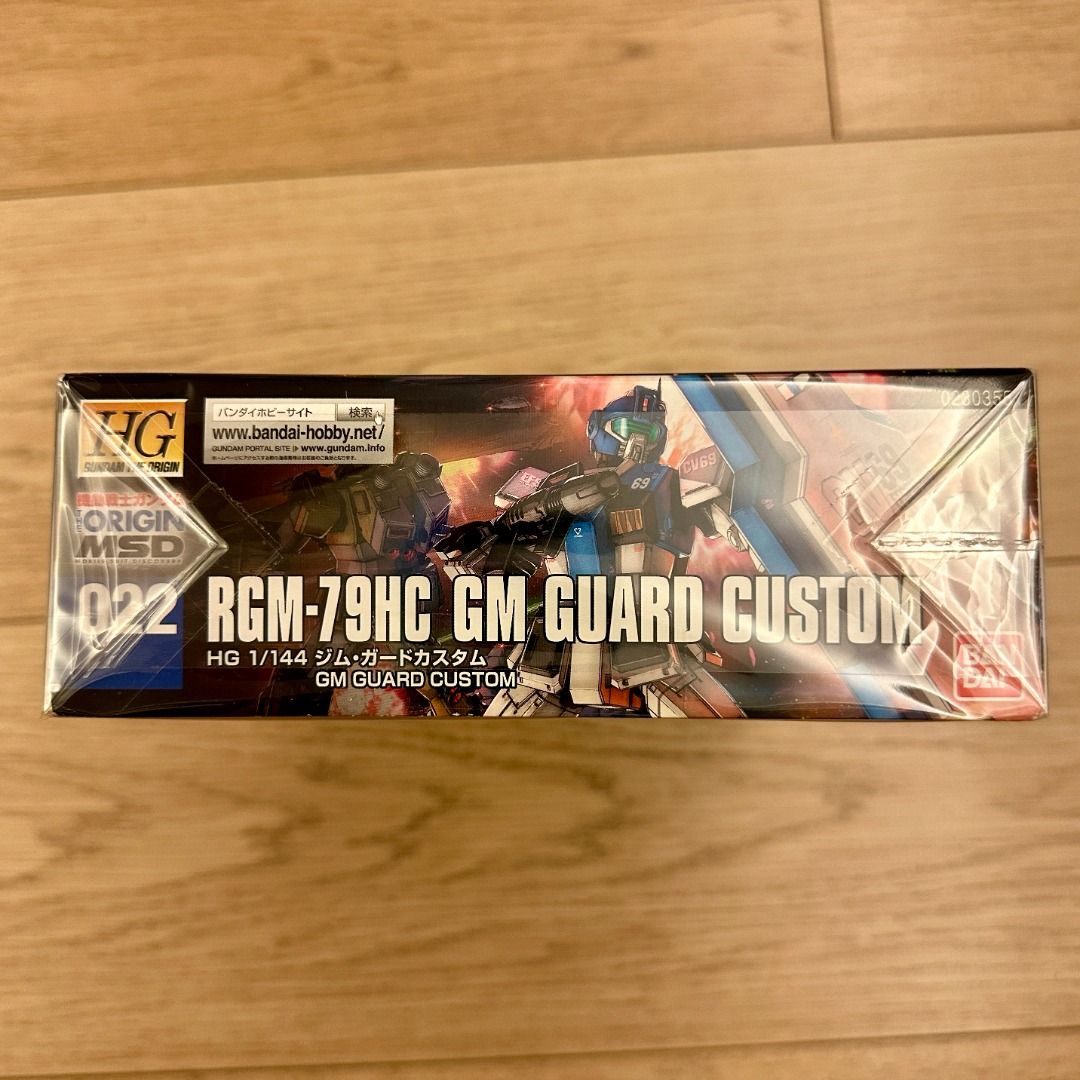全新 HG GTO Gundam The Origin 022 GUNPLA RGM-79HC GM GUARD CUSTOM 護衛型 吉姆 ...