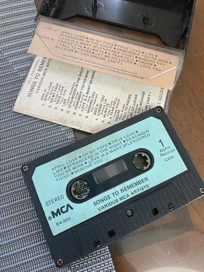 All Original Songs to Remember Various MCA Artist - Philippines Music ...