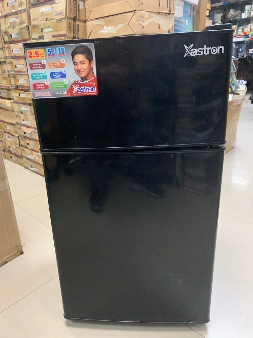 Astron RF2-25 Top Freezer Two Door Refrigerator (2.5 cubic feet ...