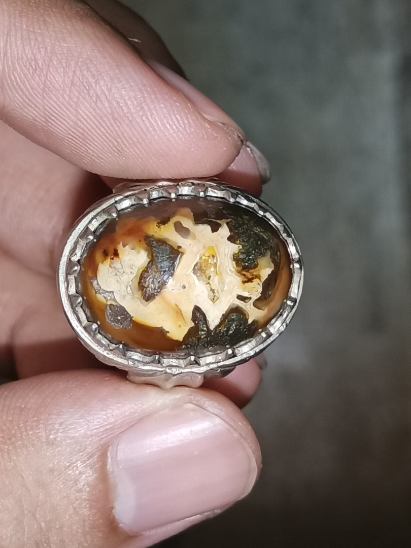 Badar Perak Pancawarna Bermotif, Women's Fashion, Jewelry & Organisers ...