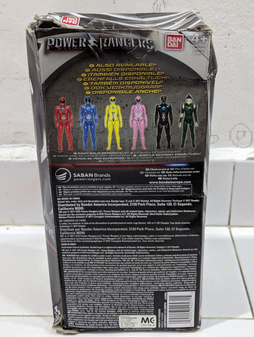 Bandai MMPR Mighty Morphin Power Rangers Movie ALPHA 2016, Hobbies ...