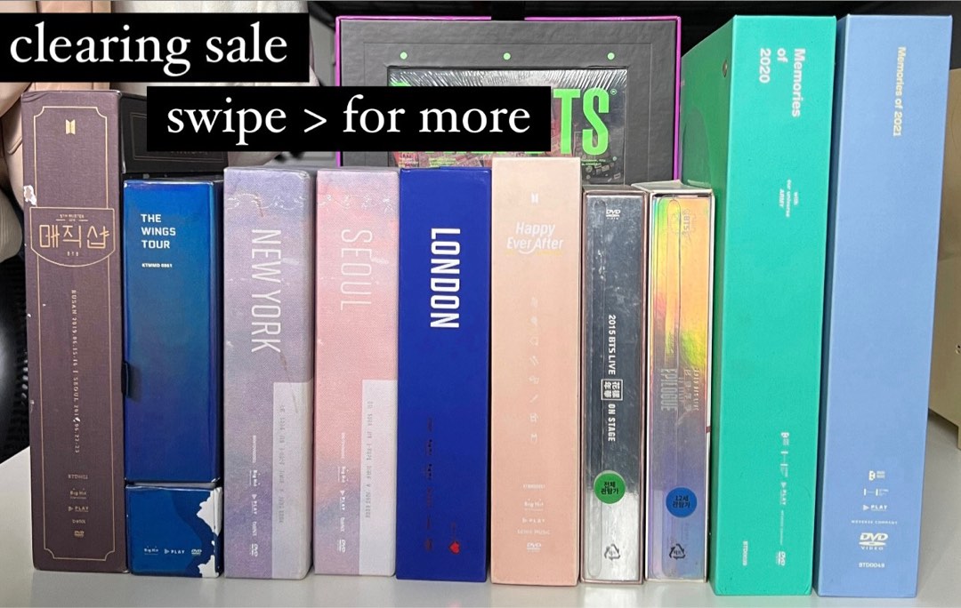 bts dvds album collection sale memories 2020 2021 new york seoul london ...