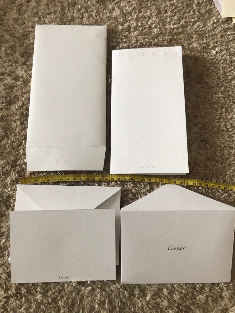 CARTIER CARD AMPLOP ENVELOPE GREETINGS CARD BON KARTU BIRTHDAY CARD ...