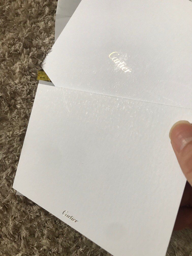 CARTIER CARD AMPLOP ENVELOPE GREETINGS CARD BON KARTU BIRTHDAY CARD ...