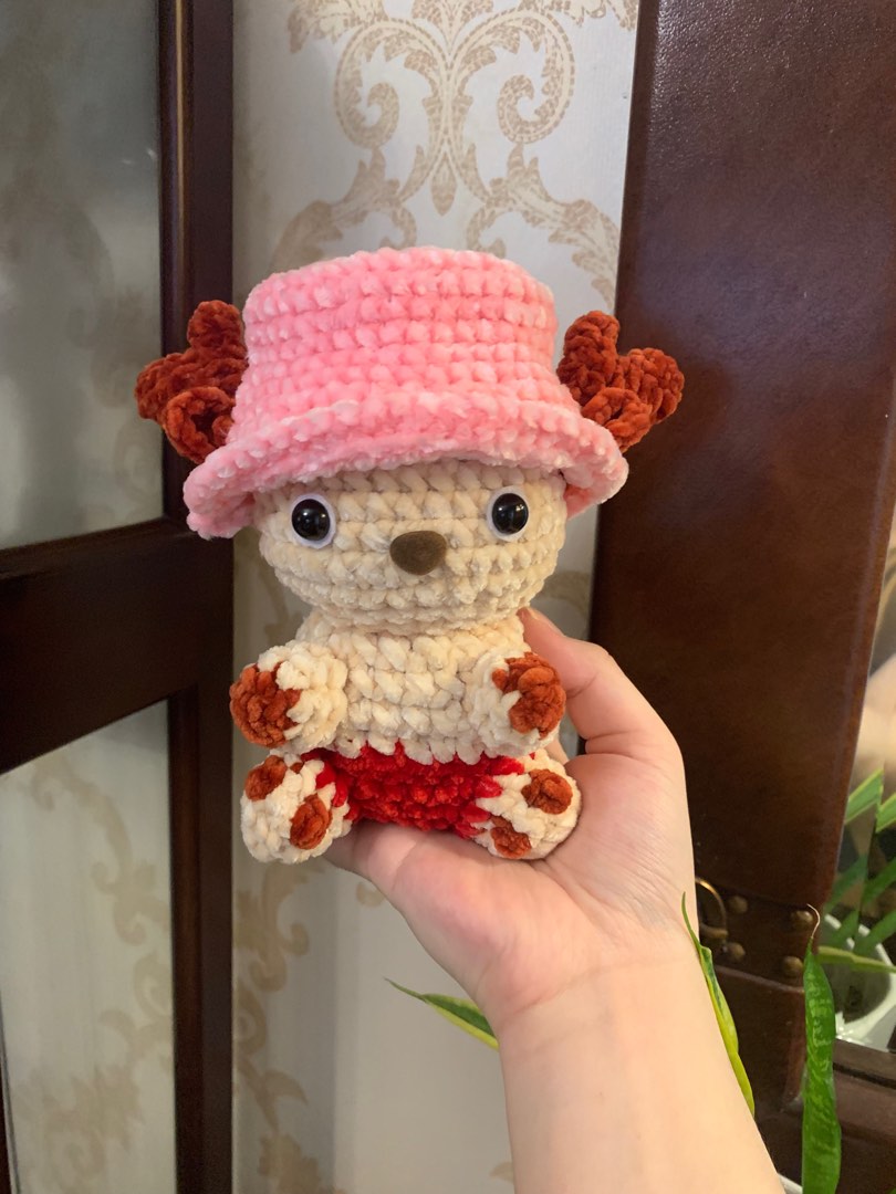 CHOPPER ONE PIECE CROCHET AMIGURUMI, Hobbies & Toys, Stationery & Craft ...