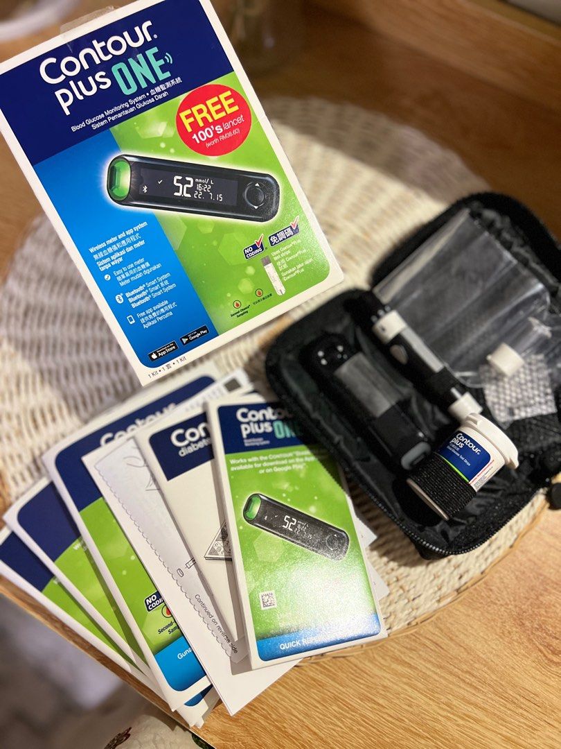 Contour Plus One Meter Starter Pack With Test Strip (25's), Health ...