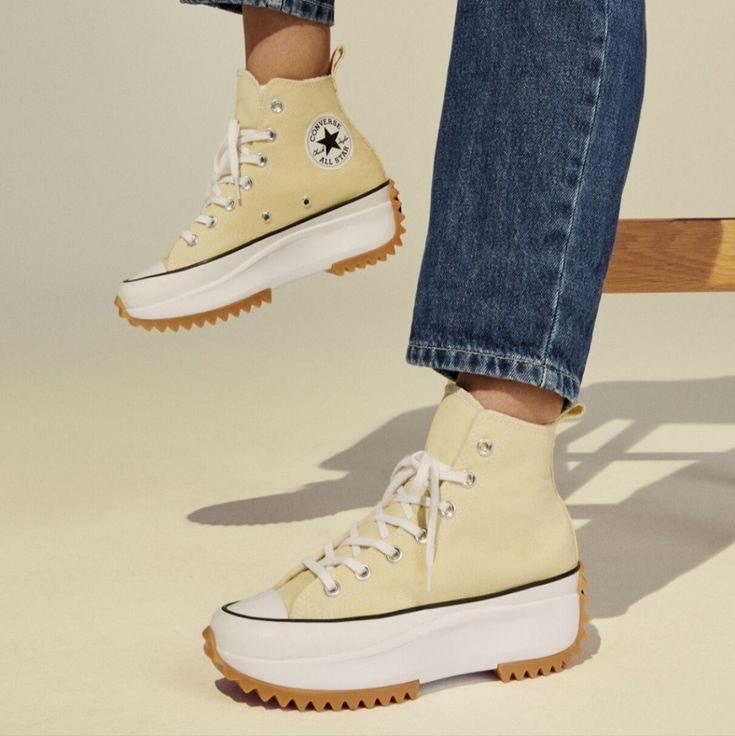 CONVERSE SHOES SEPATU Run Star Hike Seasonal Color Platform Unisex ...