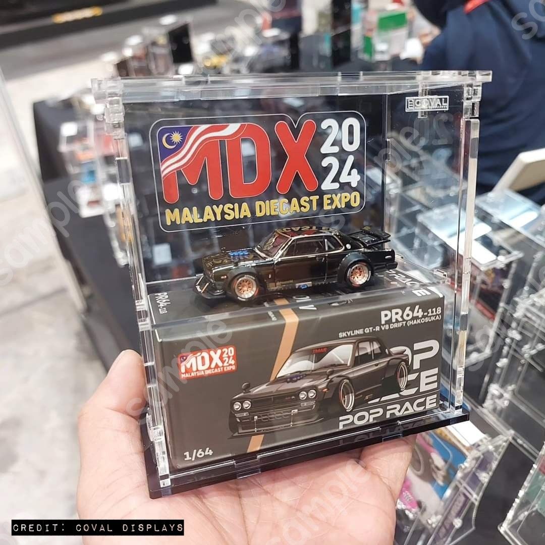 COVAL Display Acrylic Malaysia Diecast Expo 2024 MDX24 for MINI GT ...