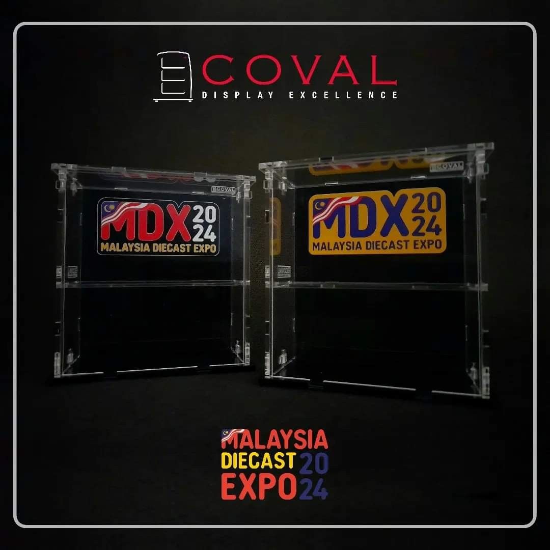 COVAL Display Acrylic Malaysia Diecast Expo 2024 MDX24 for MINI GT ...