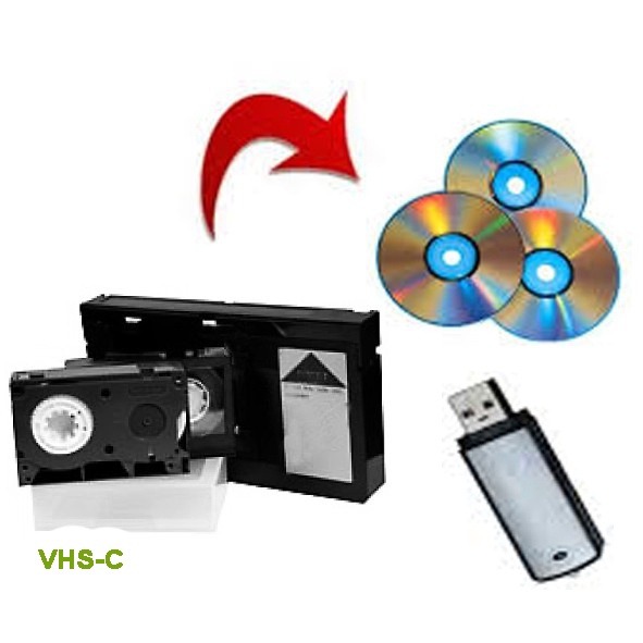 Digitize VHS-C Analog video tape Realtime convert transfer copy to DVD ...