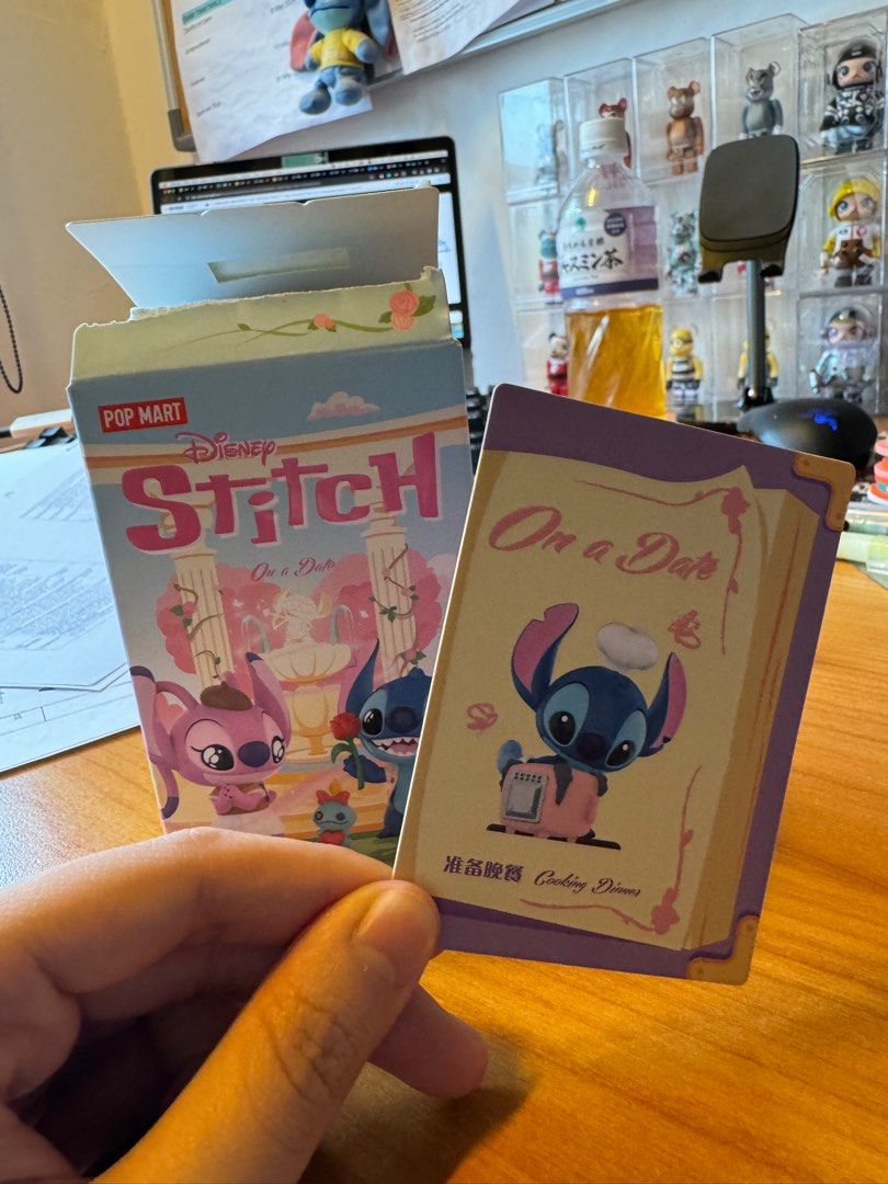 Disney Stitch On Date - Cooking Dinner Stitch Pop Mart, Hobbies & Toys ...