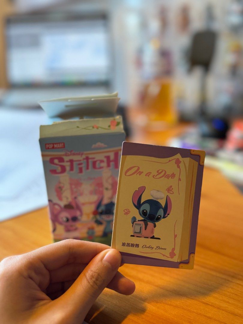 Disney Stitch On Date - Cooking Dinner Stitch Pop Mart, Hobbies & Toys ...