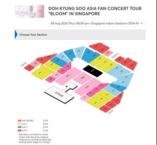 [WTS] 2 x CAT 2 TIX FOR 2024 DOH KYUNG SOO ASIA FAN CONCERT TOUR "BLOOM ...