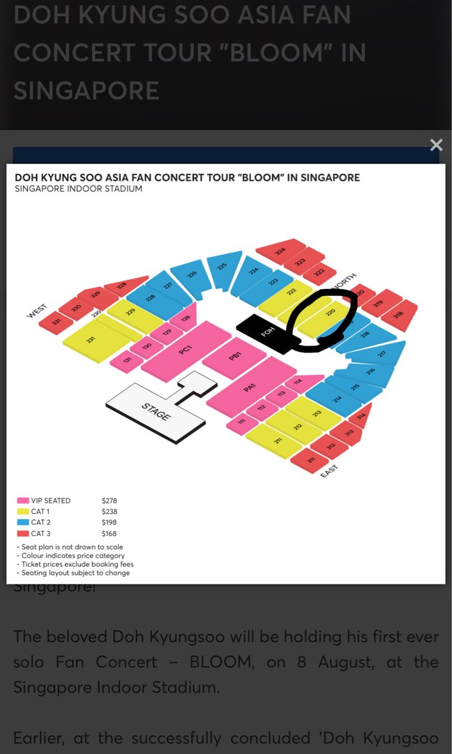 DOH KYUNG SOO ASIA FAN CONCERT TOUR "BLOOM" IN SINGAPORE, Tickets & Vouchers, Event Tickets on ...