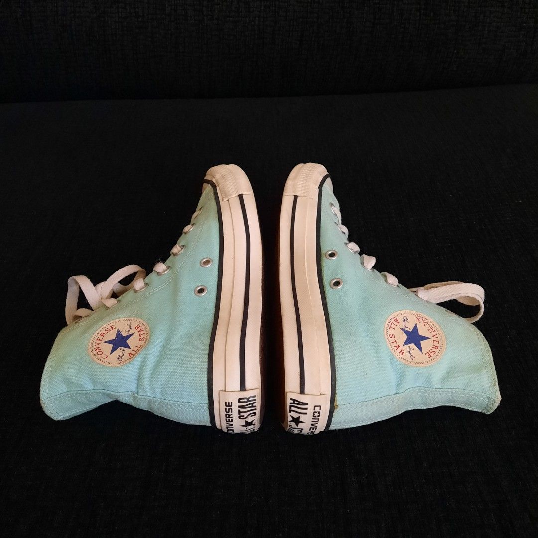 DYLL Converse Chuck Taylor All Star High Top - Prism Green Egret Black ...