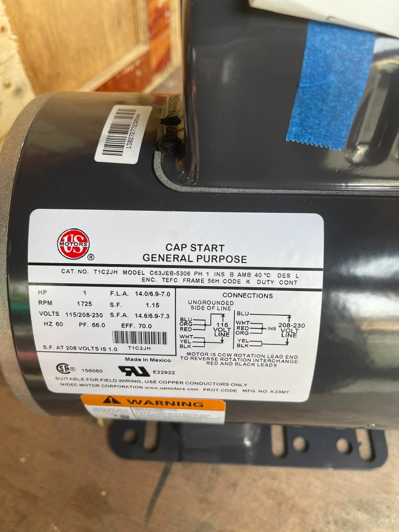 Emerson motor, Commercial & Industrial, Industrial Equipment on Carousell