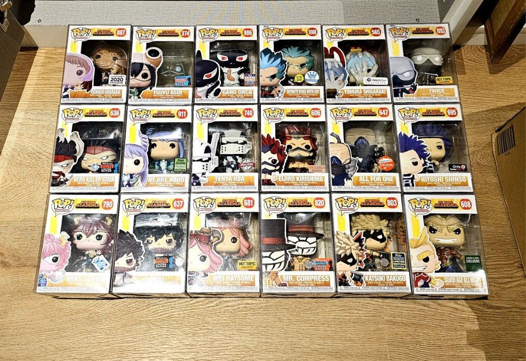 Funko Pop! Animation My Hero Academia MHA Set, Hobbies & Toys, Toys ...