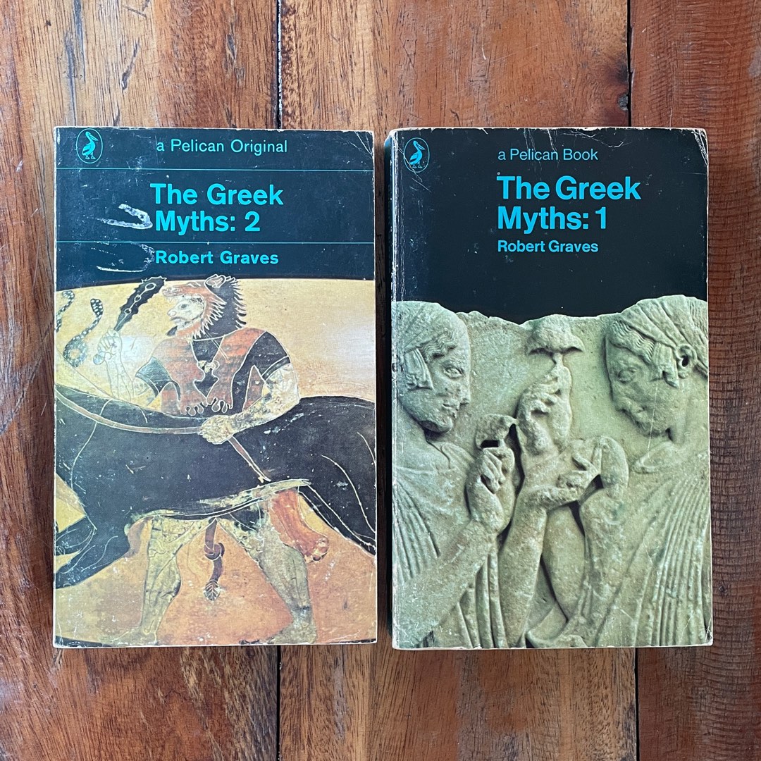 Greek Myths Volumes 1 and 2 Robert Graves Mythology Classics, Hobbies ...