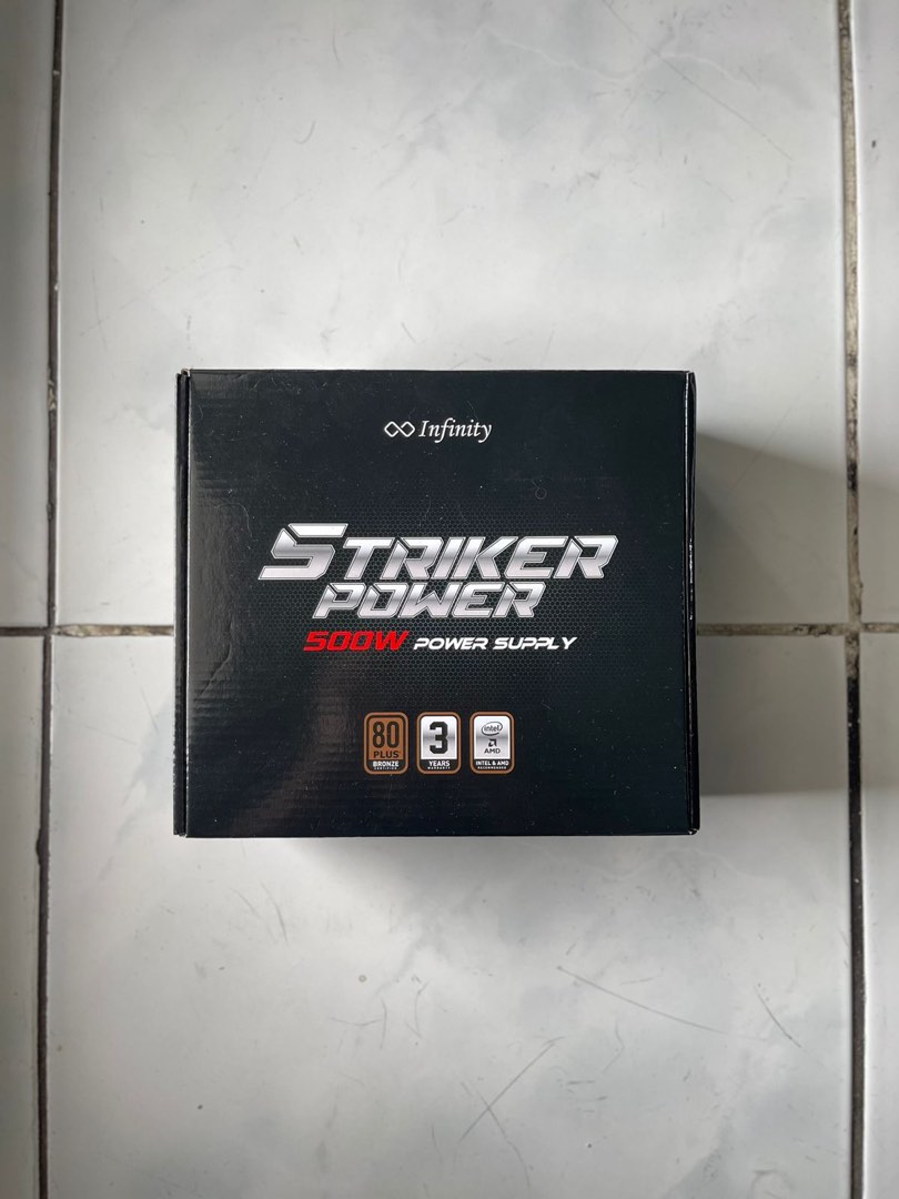 Infinity Sticker Power 500W, Elektronik, Bagian Komputer & Aksesoris di ...