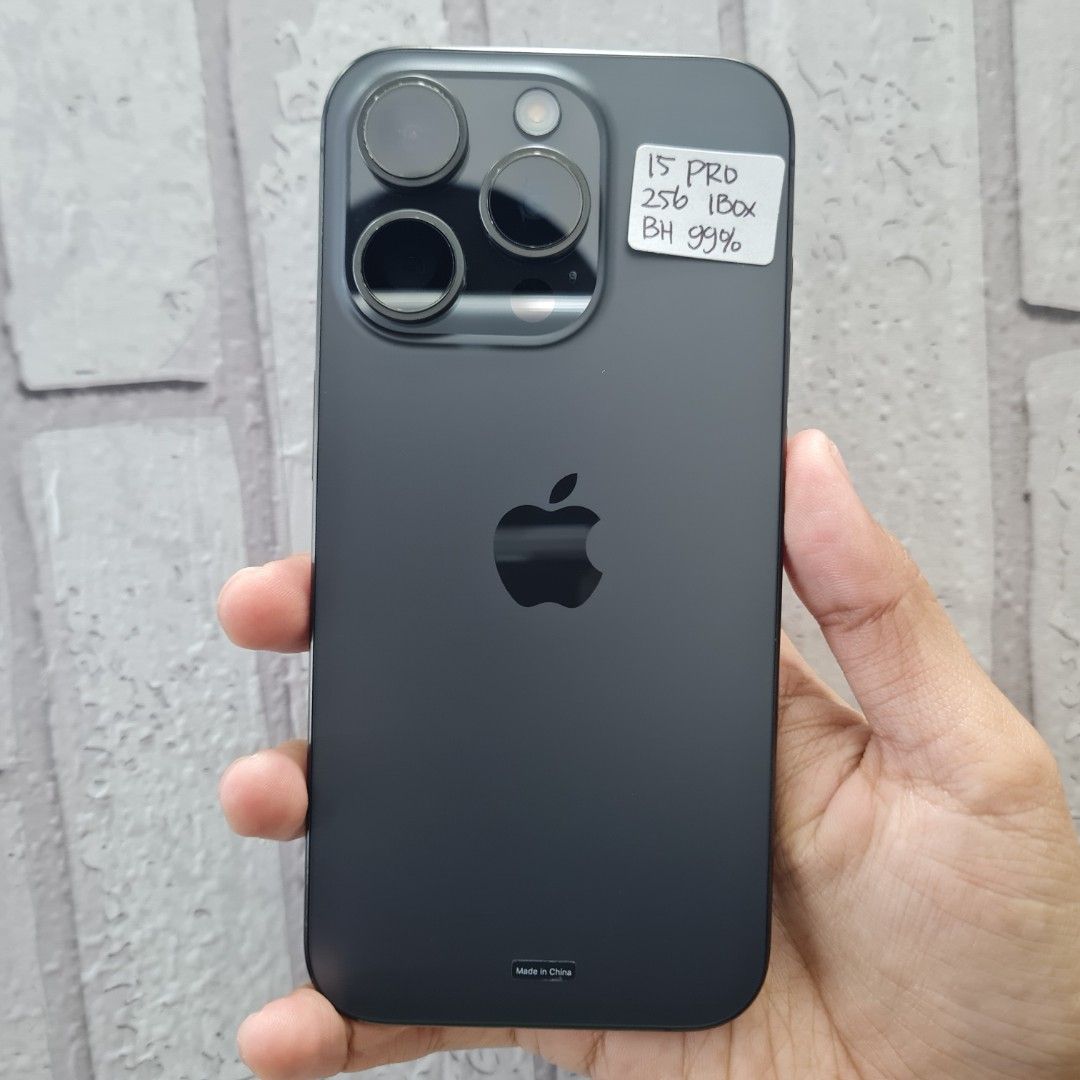iPhone 15 Pro 256 Black Titanium, Ibox / Digimap, Telepon Seluler ...
