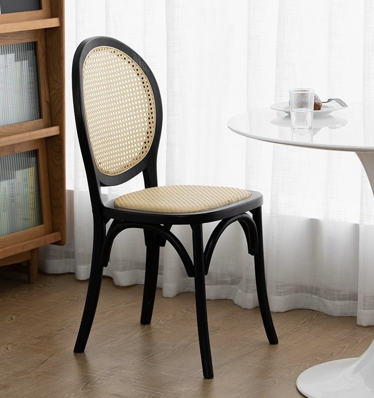 JETA Rustic Rattan Dining Chair, Furniture & Home Living, Furniture ...