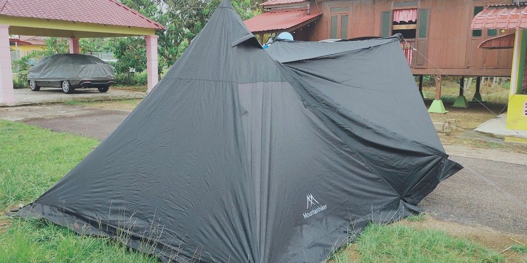 Khemah teepee, Sports Equipment, Hiking & Camping on Carousell