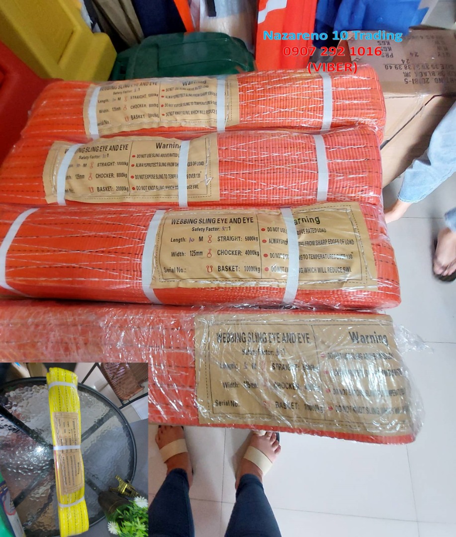 Lifting belt webbing, Commercial & Industrial, Construction & Building ...