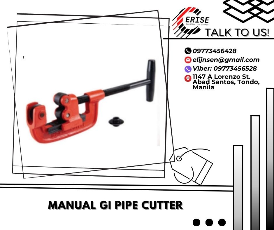 MANUAL G.I PIPE CUTTER, Commercial & Industrial, Construction ...
