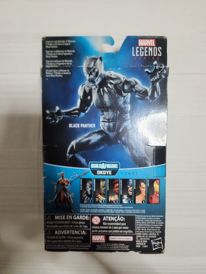 Marvel Legends Black Panther T'Challa - Okoye BAF Wave, Hobbies & Toys ...