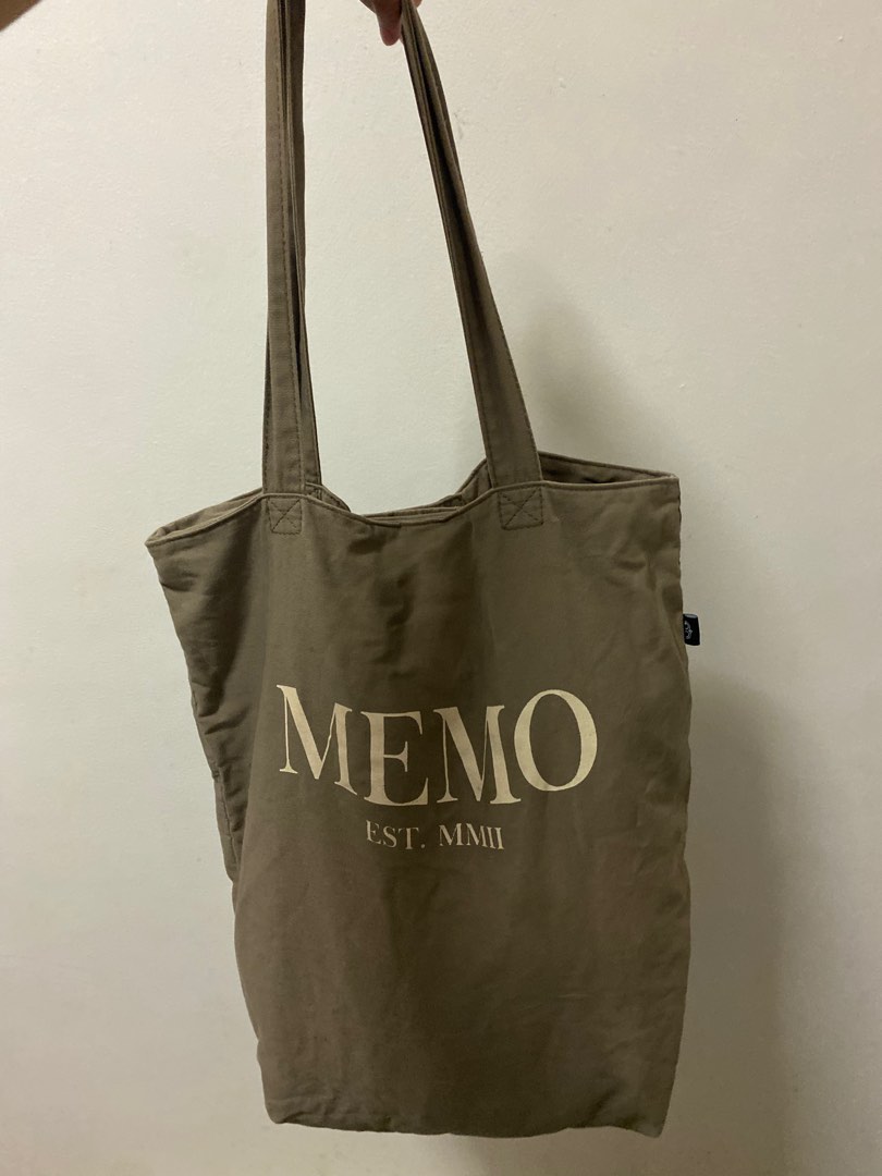 Memo tote bag, Women's Fashion, Bags & Wallets, Tote Bags on Carousell
