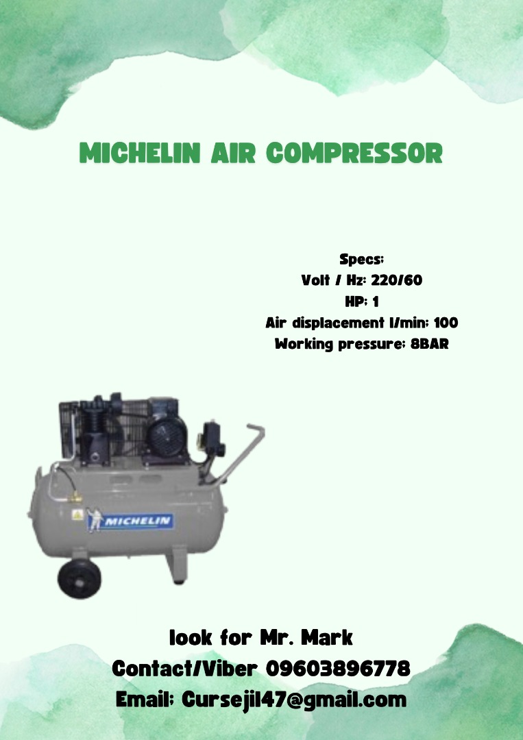 MICHELIN AIR COMPRESSOR, Commercial & Industrial, Construction ...