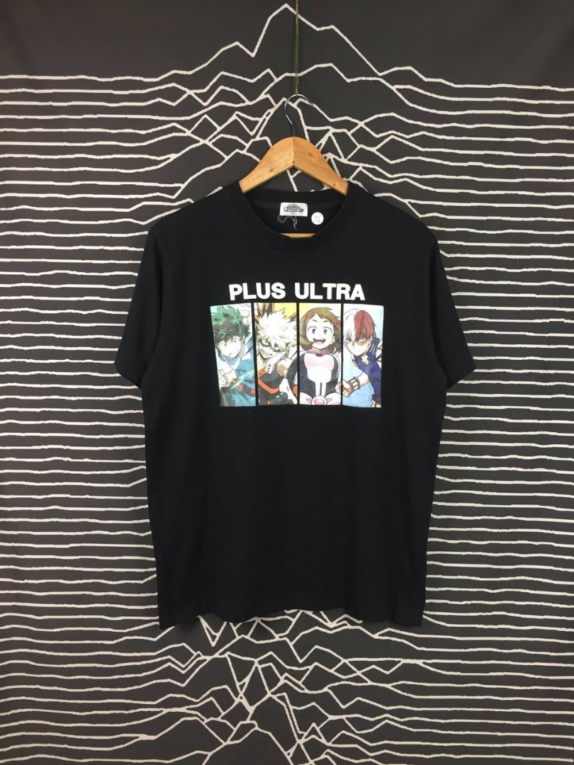 My Hero Academia Plus Ultra Anime Manga Tee, Men's Fashion, Tops & Sets ...