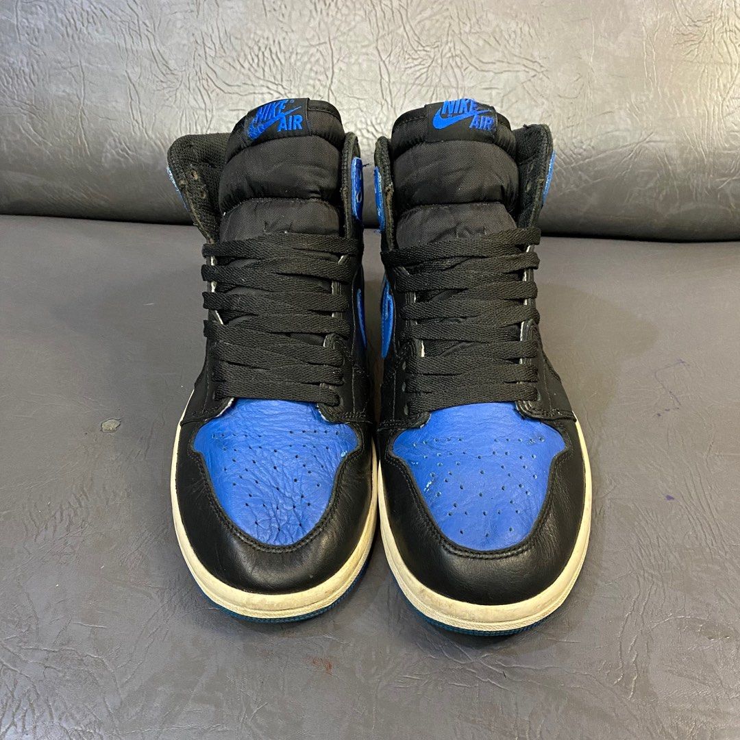 Nike Air Jordan 1 Retro High Retro Royal Sepatu Second, Fesyen Pria ...