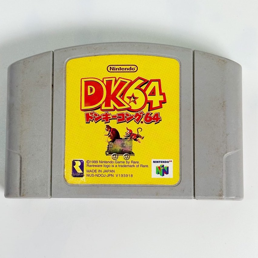 Nintendo N64 Donkey Kong DK 64 (jp ver), Video Gaming, Video Games ...