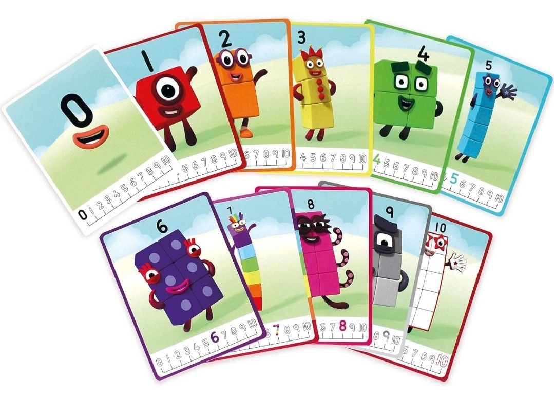 NumberBlocks MathLink Cubes 93417 Number Blocks, 1-10 Cubes, 100 Piece ...