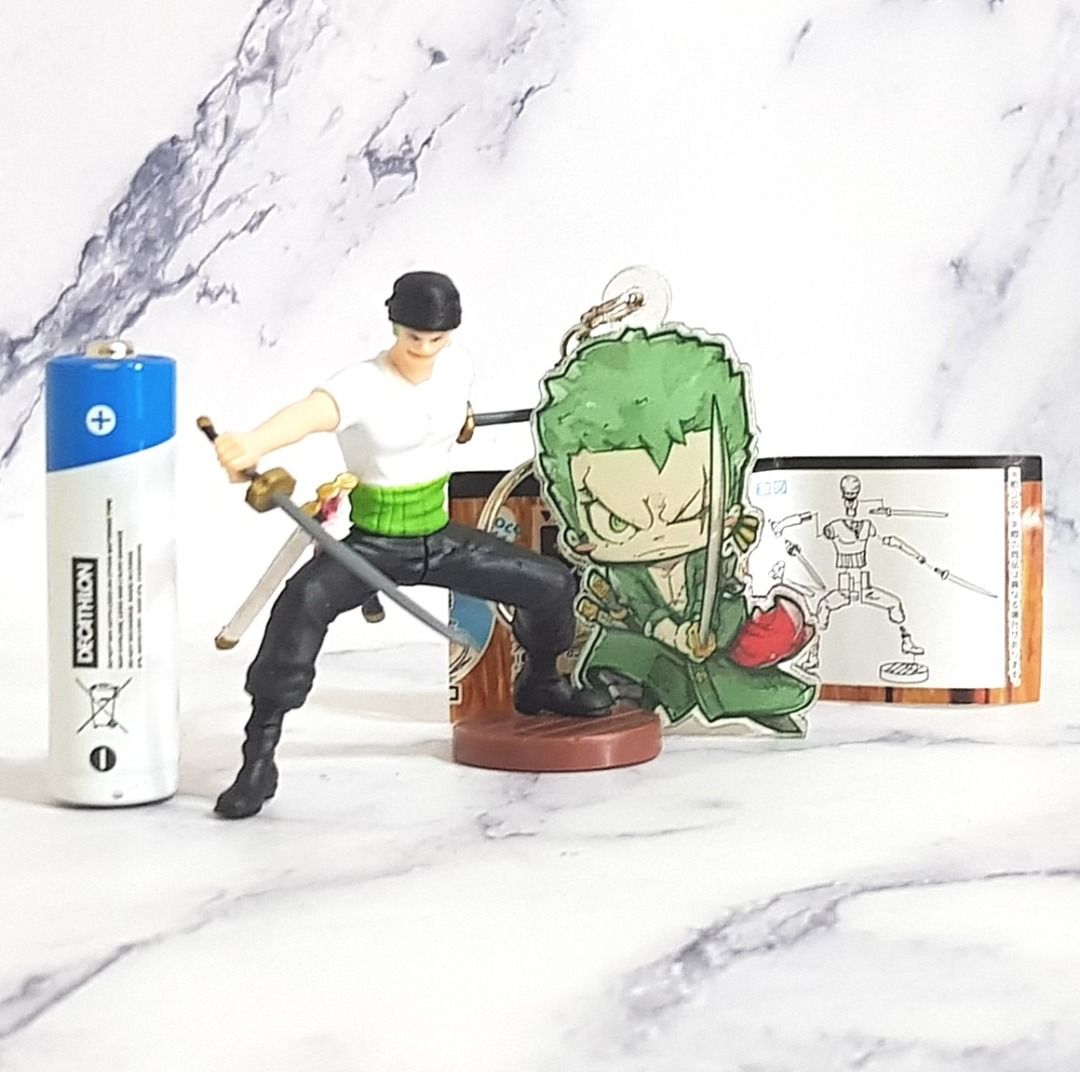 One Piece Assorted Figures Keychains and Merch (7pcs Take All) Luffy ...