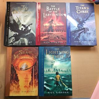 Percy Jackson and the Olympians PJO Book set First Edition Cover ...