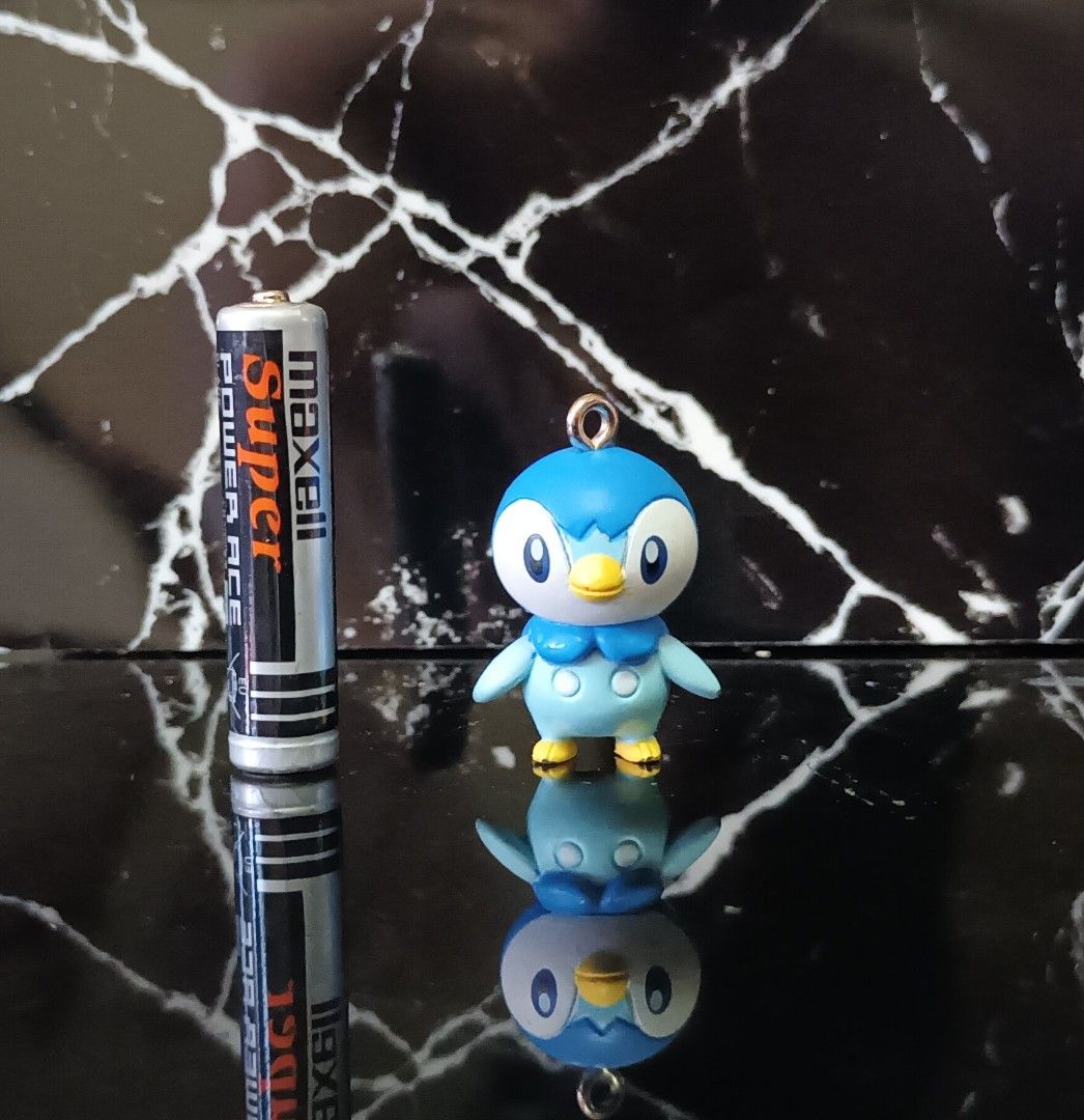 Pokemon Piplup Figure Charm, Hobbies & Toys, Toys & Games on Carousell