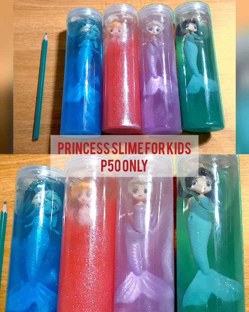 Princess Mermaid Slime for Kids Frozen Ana Elsa Slime, Hobbies & Toys ...