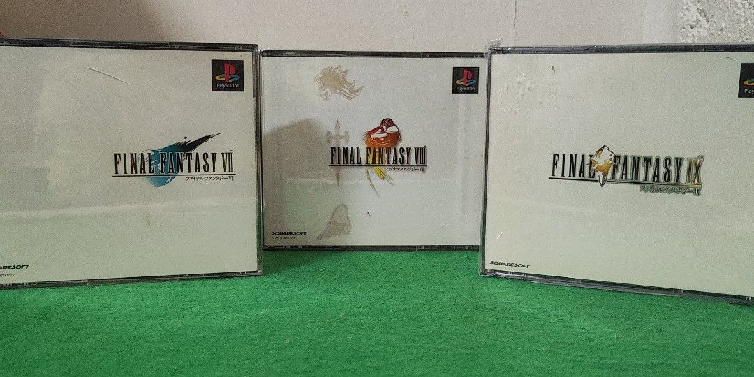 PS1 Final Fantasy Set, Video Gaming, Video Games, PlayStation on Carousell